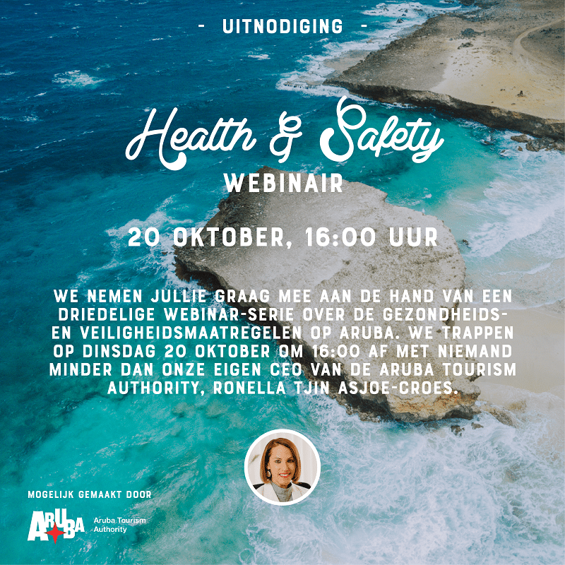 Driedelige webinar-serie Aruba Tourism Authority - Travelpro