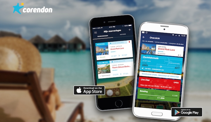 Corendon lanceert nieuwe versie Corendon app - Travelpro