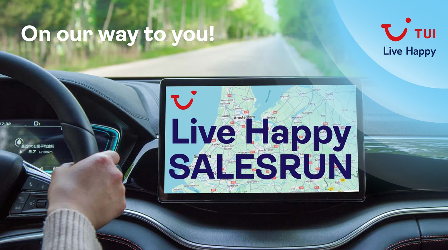TUI gaat het land in tijdens Happy Salesrun - Travelpro
