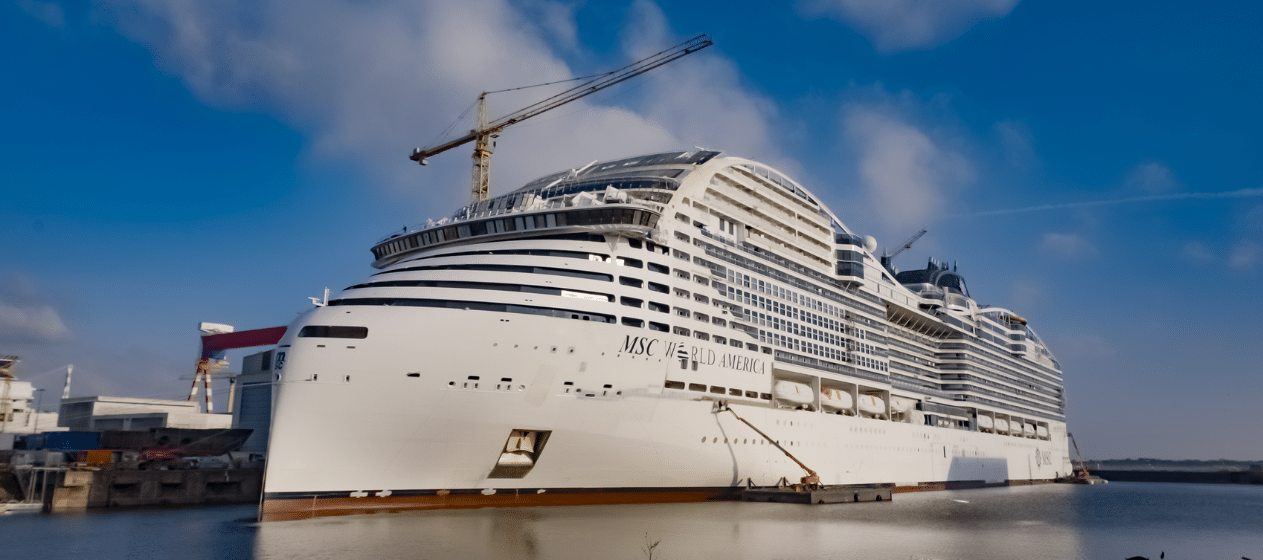 MSC Cruises toont bouwontwikkelingen MSC World America - Travelpro