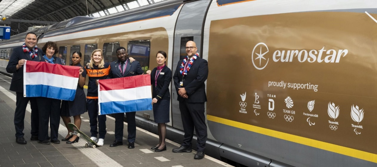 Eurostar telt af naar start Spelen met onthulling van de Gouden Trein ...