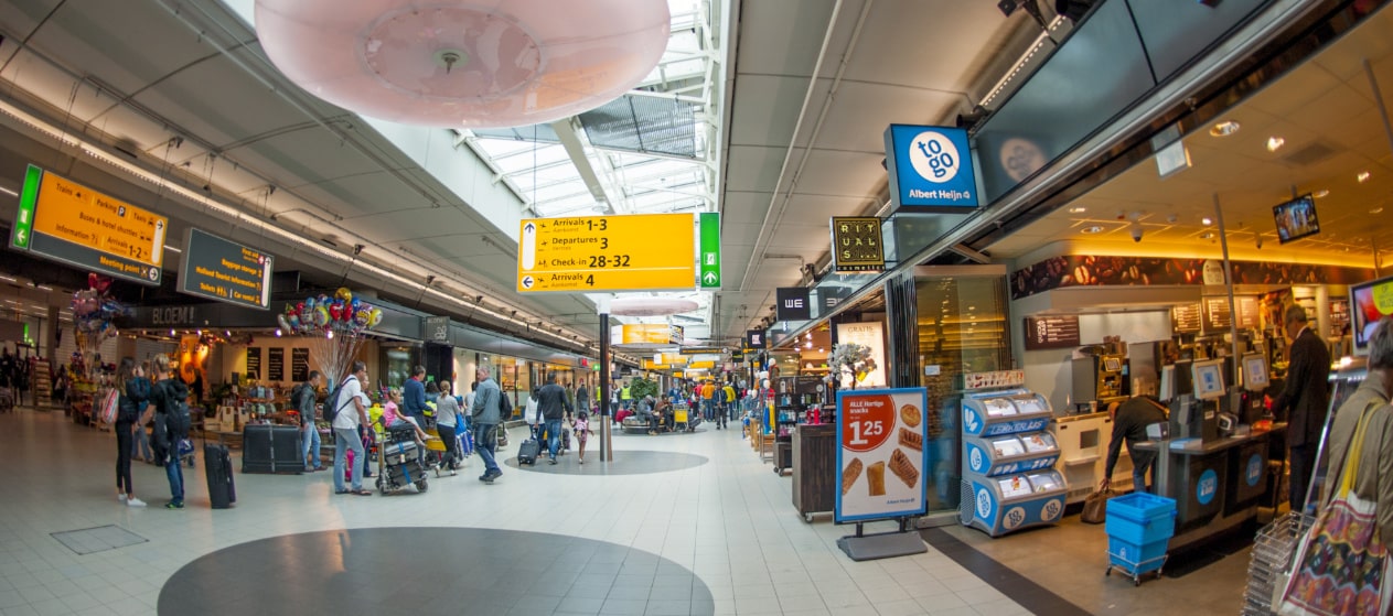 Schiphol: winkelen kan vanaf nu al thuis of onderweg naar de luchthaven ...